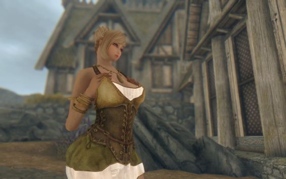 Hdt Cbbe For A Little Sexy Apparel Replacer 服・ローブ Skyrim Mod データベース Mod紹介・まとめサイト