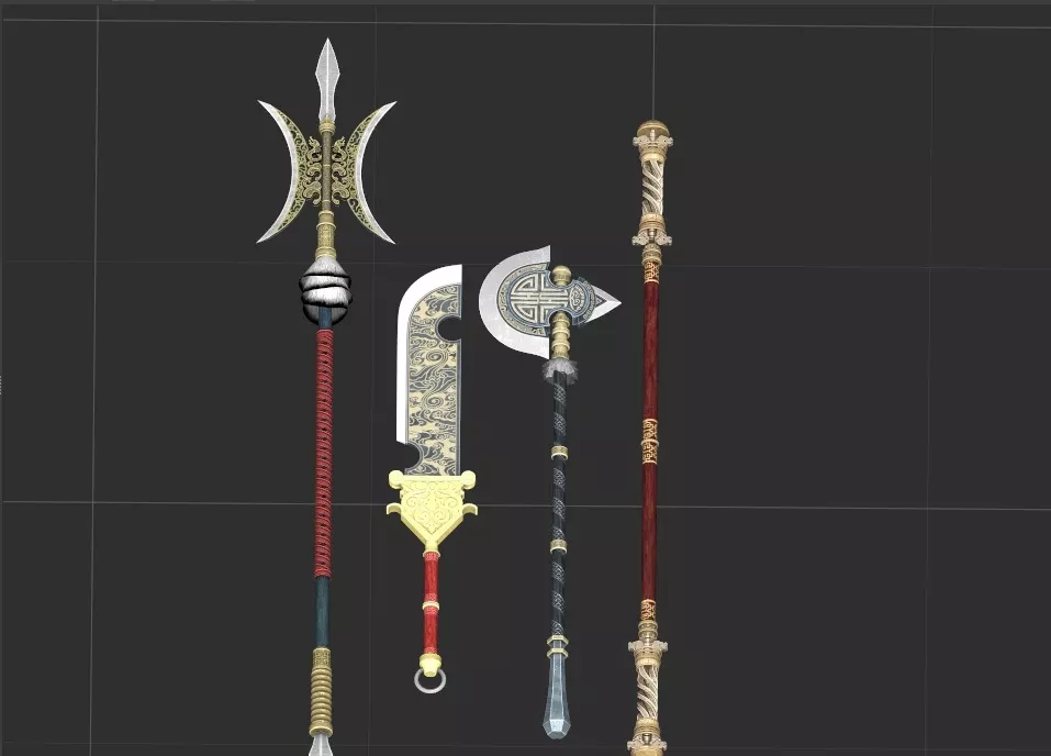 wp Chinese style weapons 武器 - Skyrim Special Edition Mod データベース MOD紹介 ...