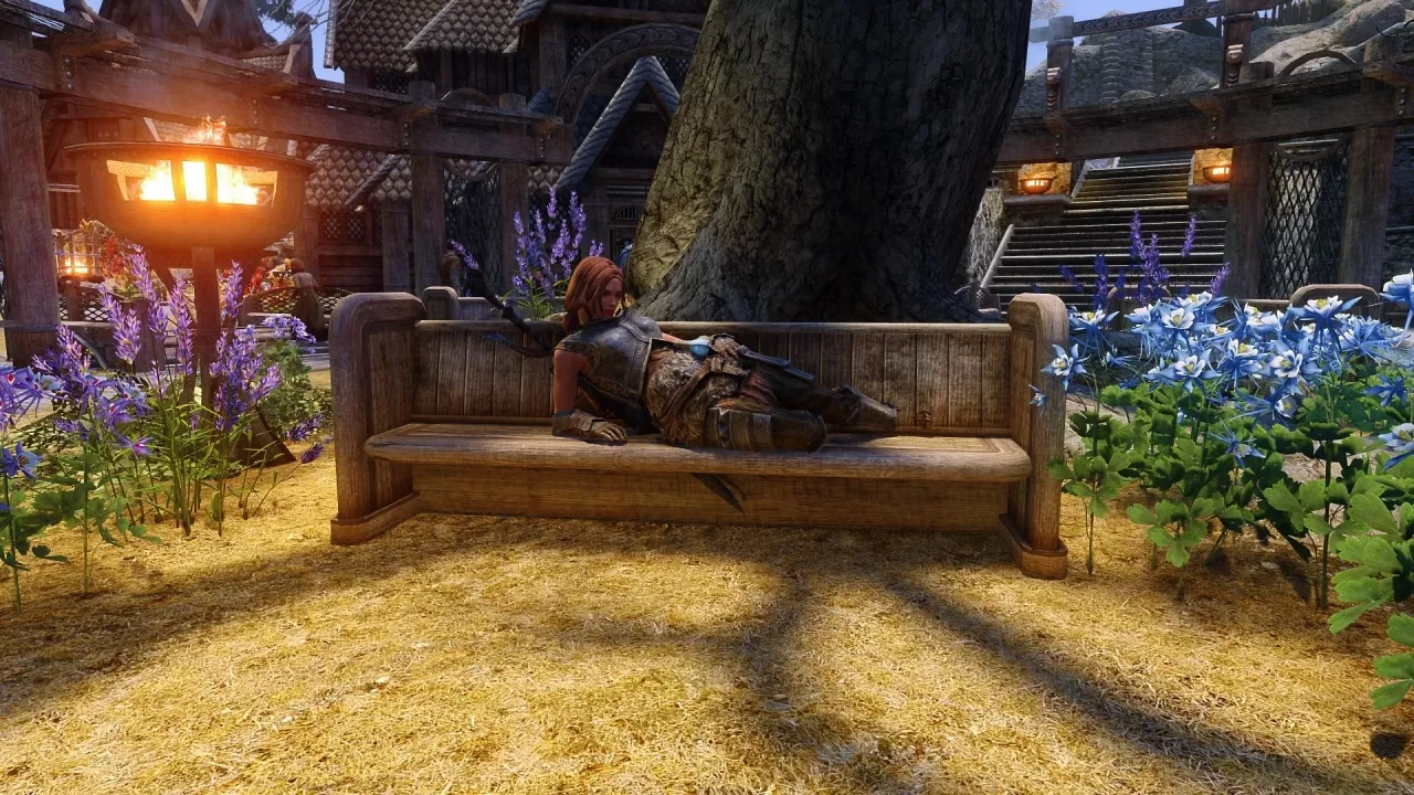 Simple Sit モーション - Skyrim Special Edition Mod データベース MOD紹介・まとめサイト