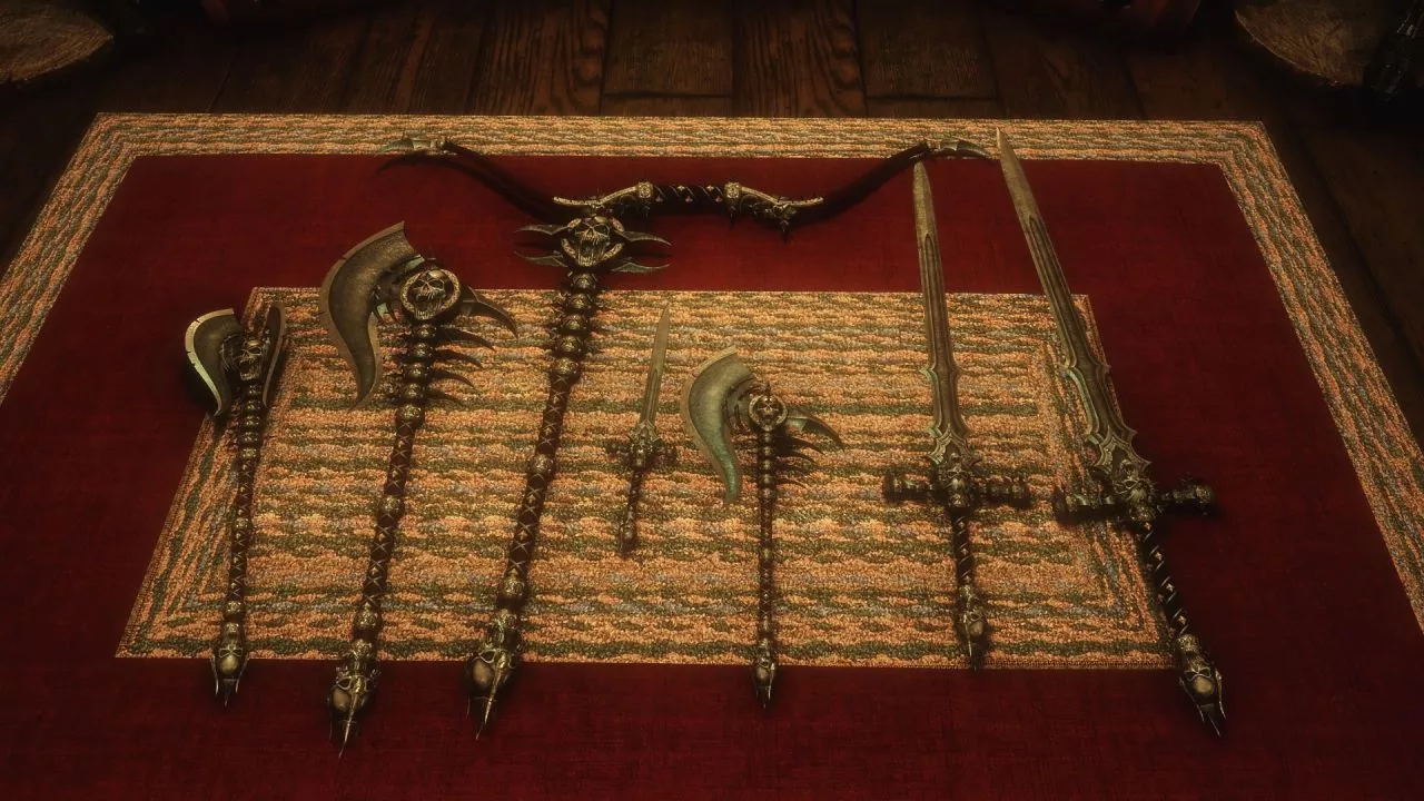 Dread Knight Weapons Armory Sse 日本語化対応 モデル・テクスチャ - Skyrim Special ...