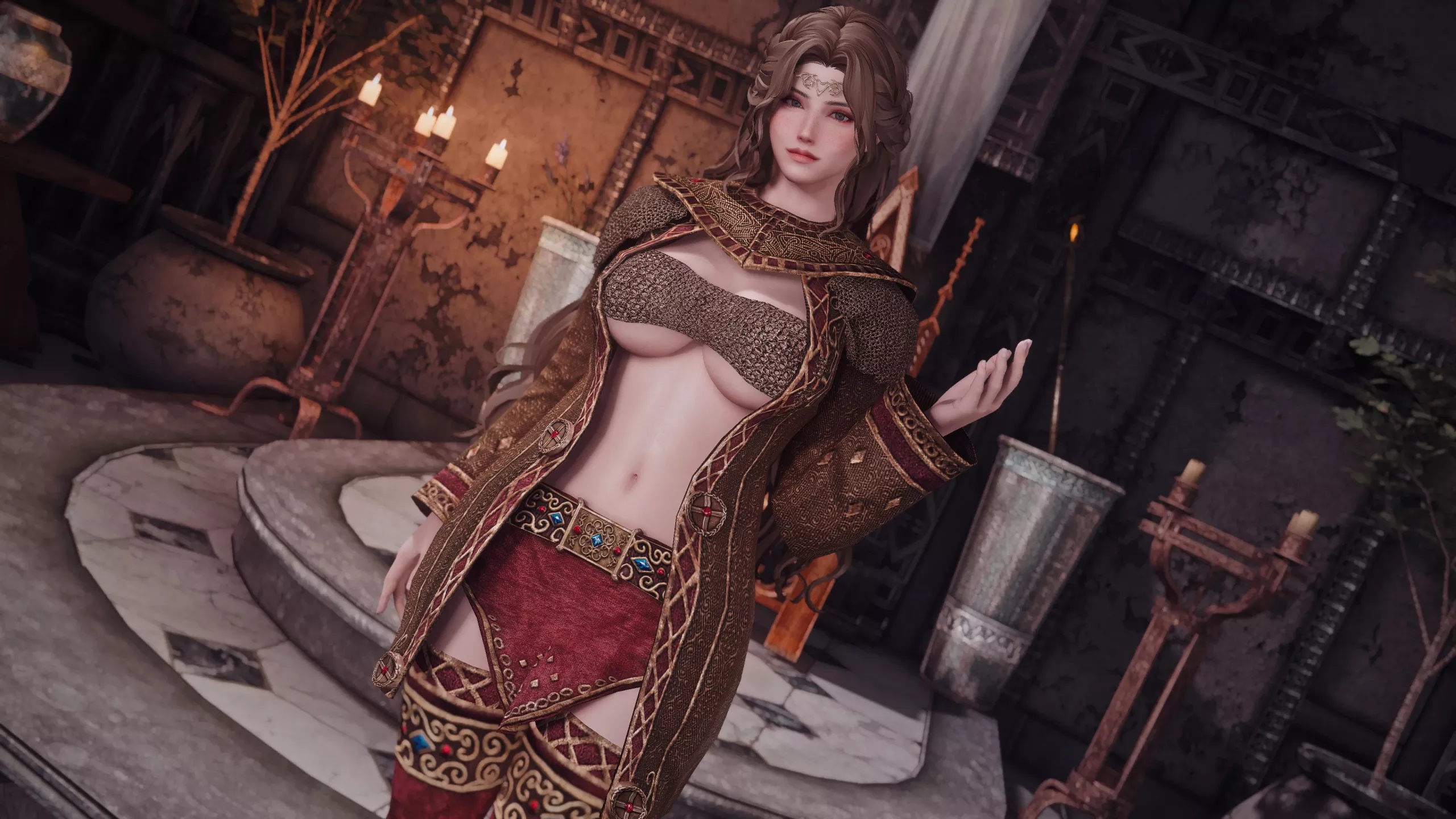 Elise - High Poly Head Follower or Elisif Replacer ESPFE フォロワー - Skyrim Special Edition Mod ...