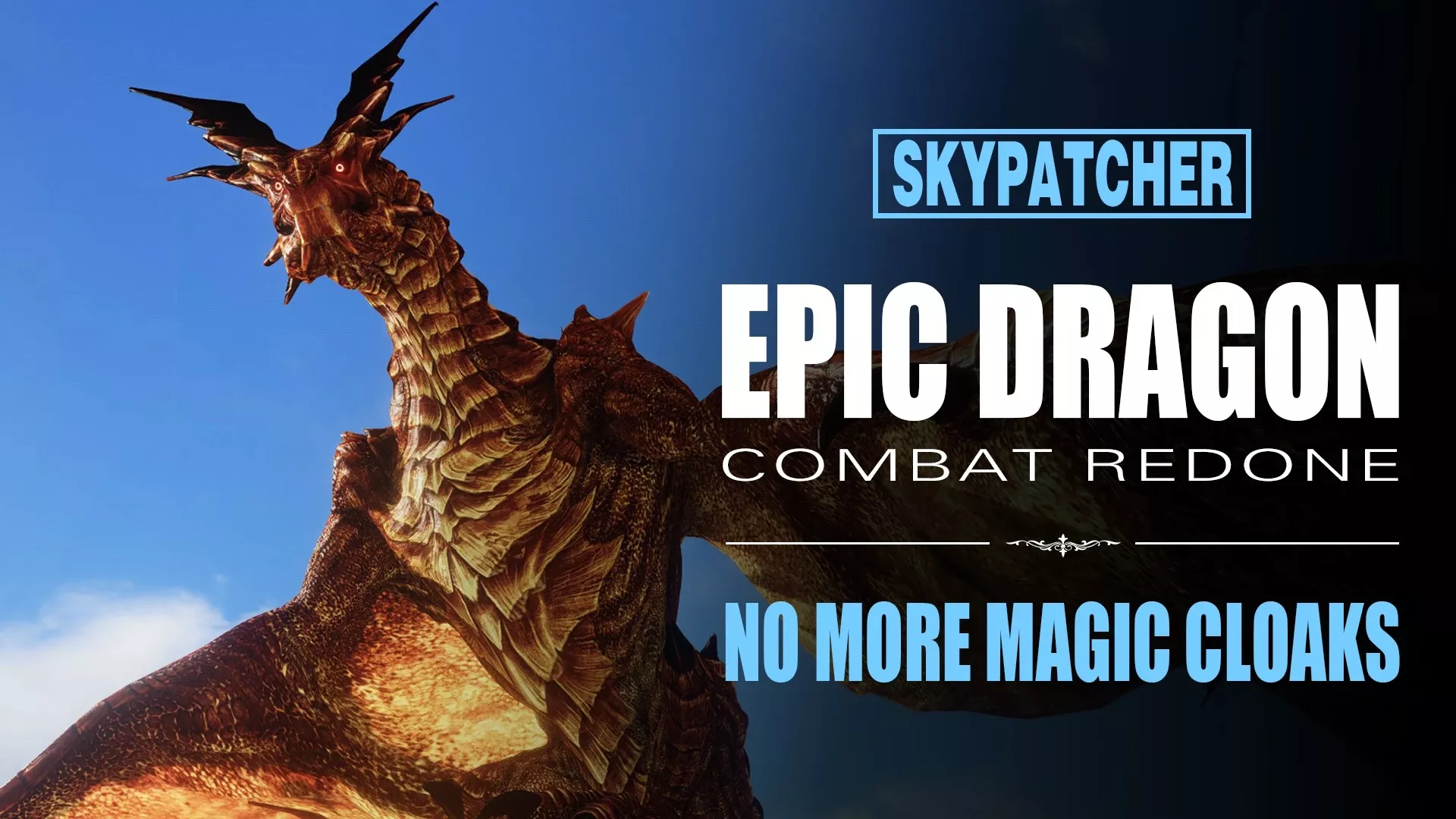 Epic Dragon Combat REDONE - No more Magic Cloaks - SkyPatcher 戦闘 ...