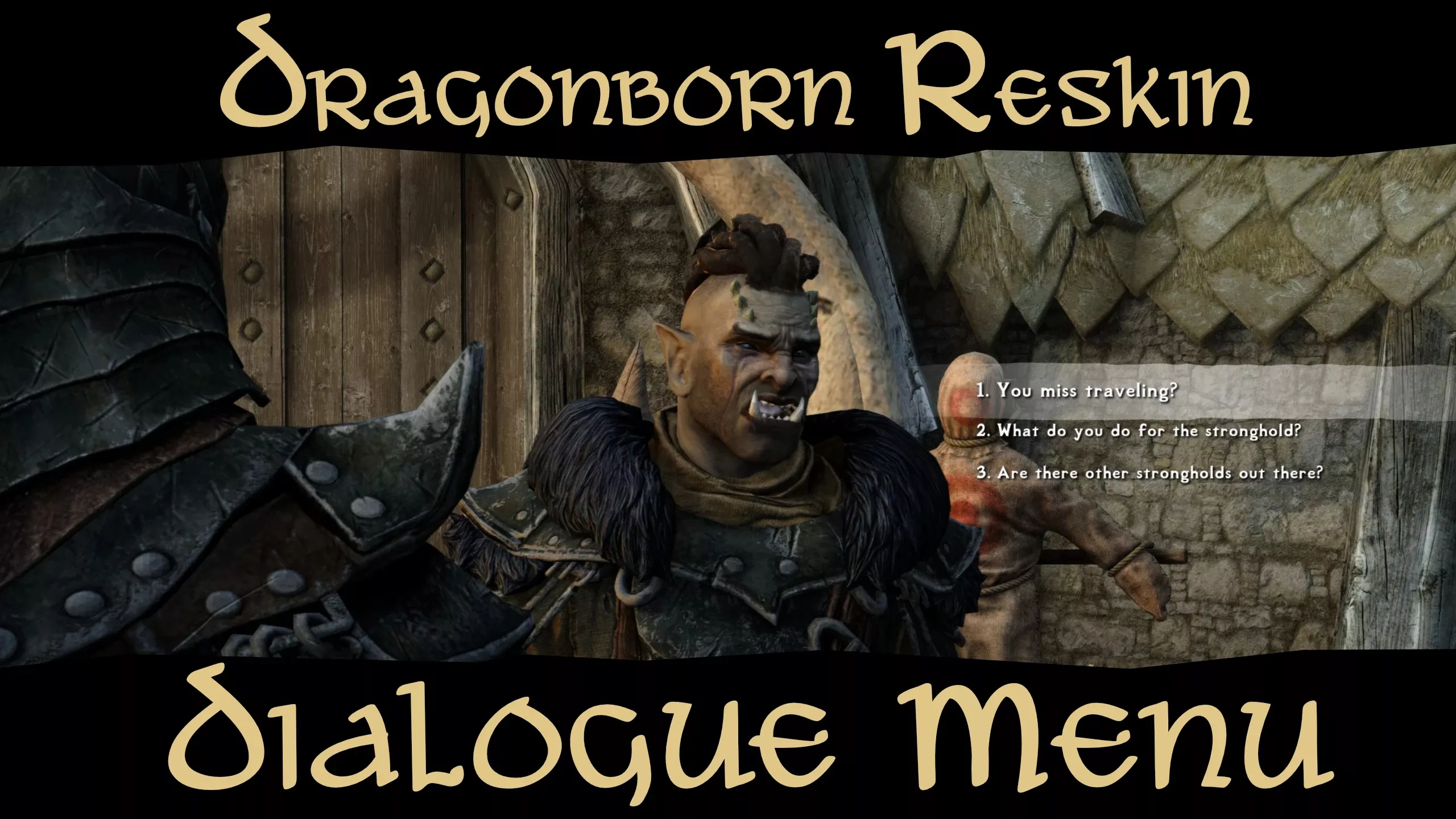 Dragonborn Reskin - Dialogue Menu インターフェース - Skyrim Special Edition Mod ...