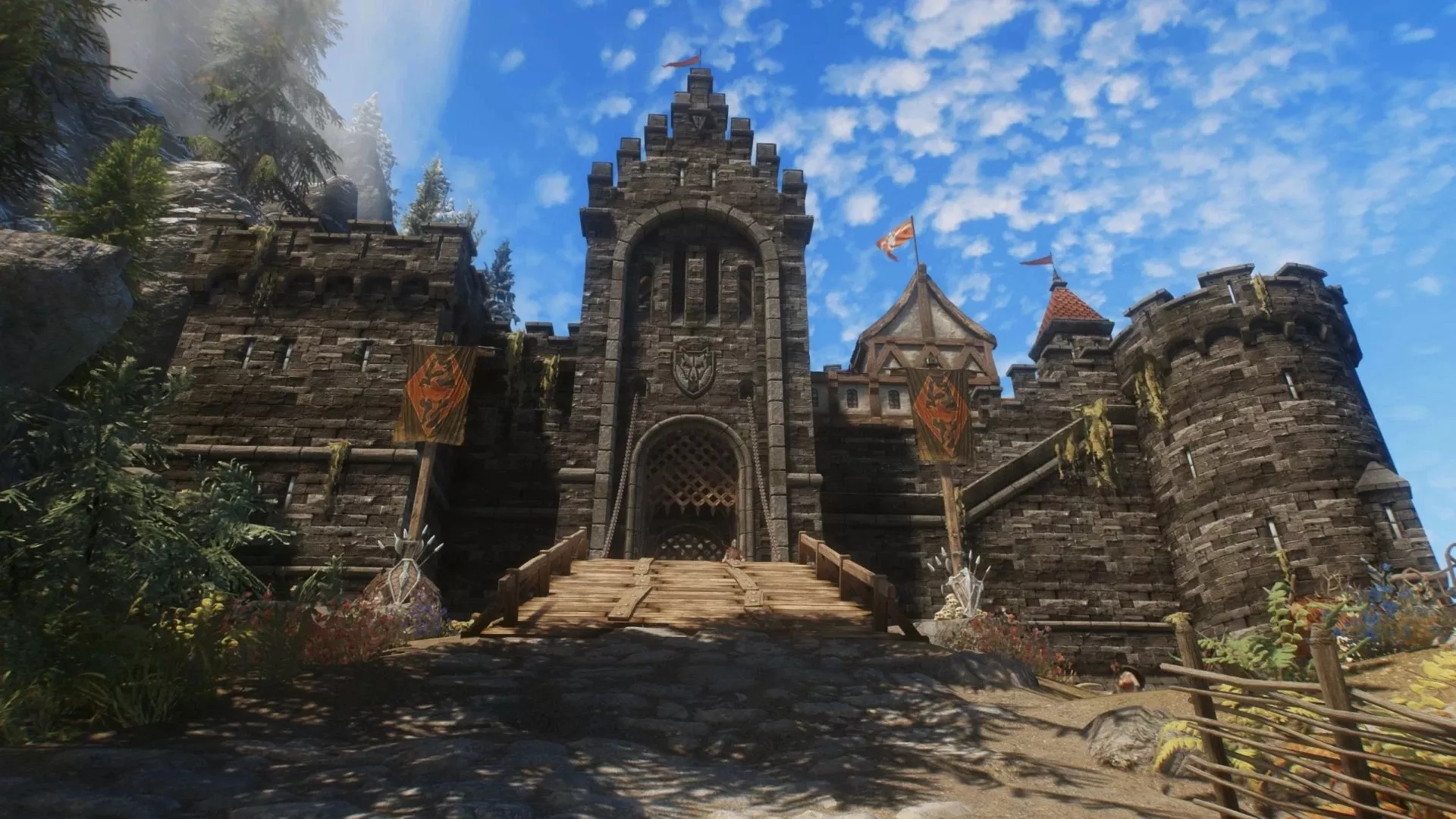 Grand Solitude - Blue Palace Terrace パッチ - Skyrim Special Edition Mod ...