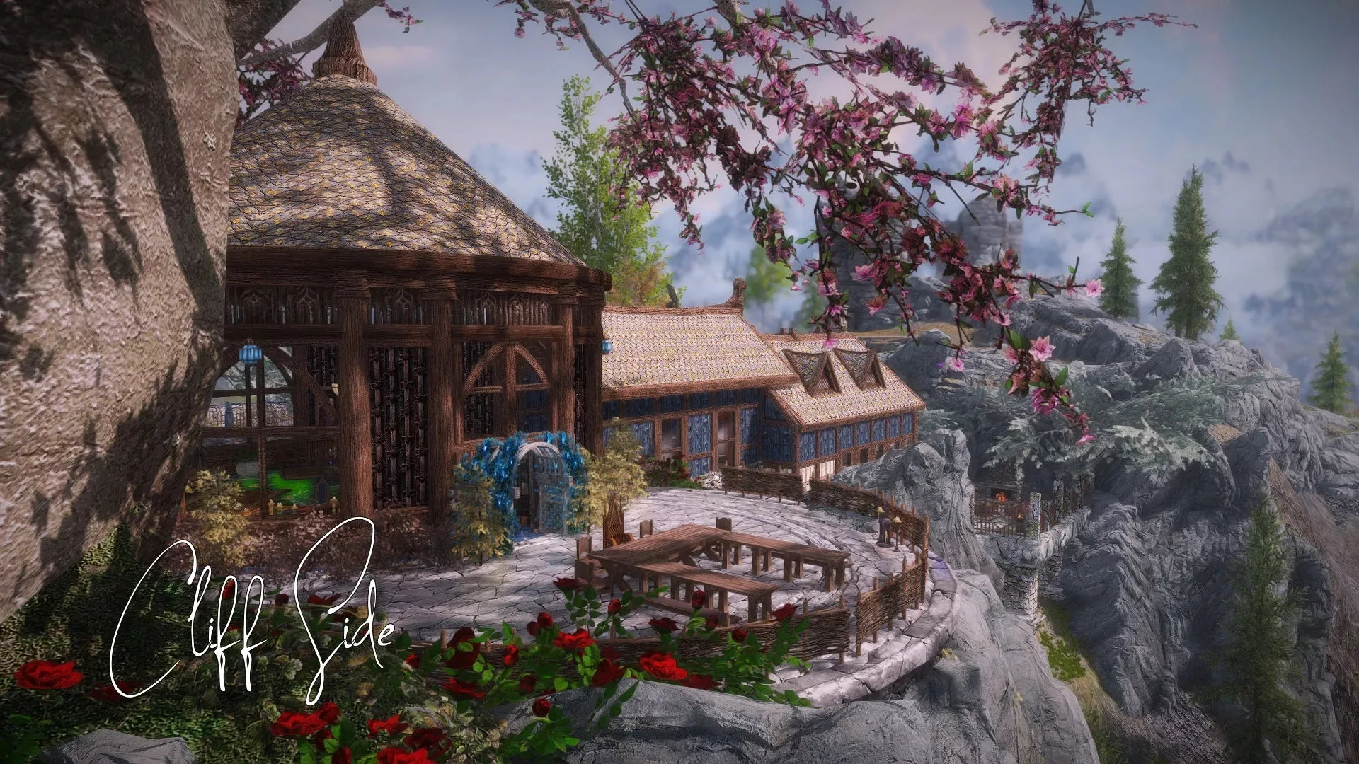 Shalidor's Overlook V2 - Mage Home in the Reach 家 - Skyrim Special ...
