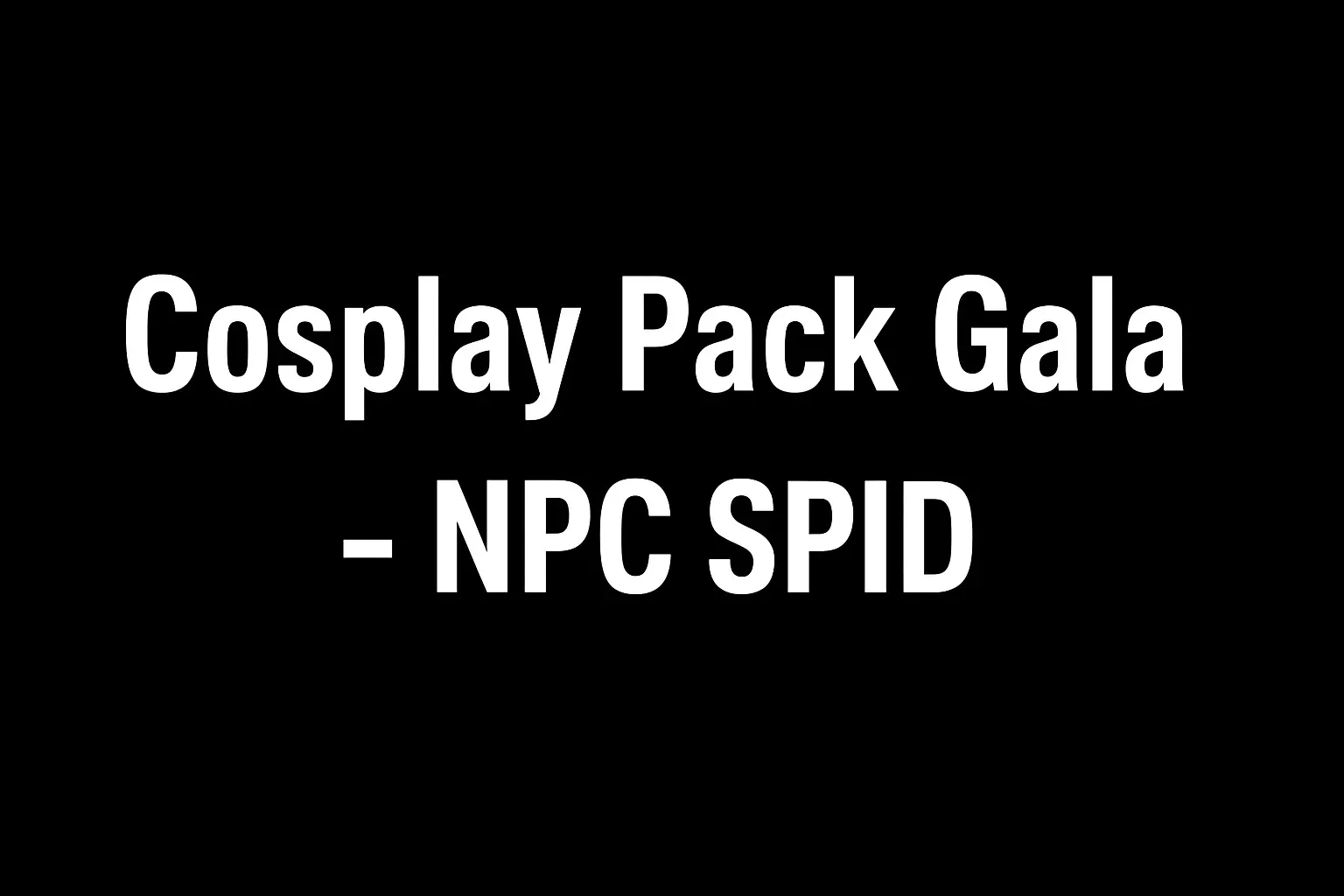 Cosplay Pack Gala - NPC SPID NPC - Skyrim Special Edition Mod データベース ...