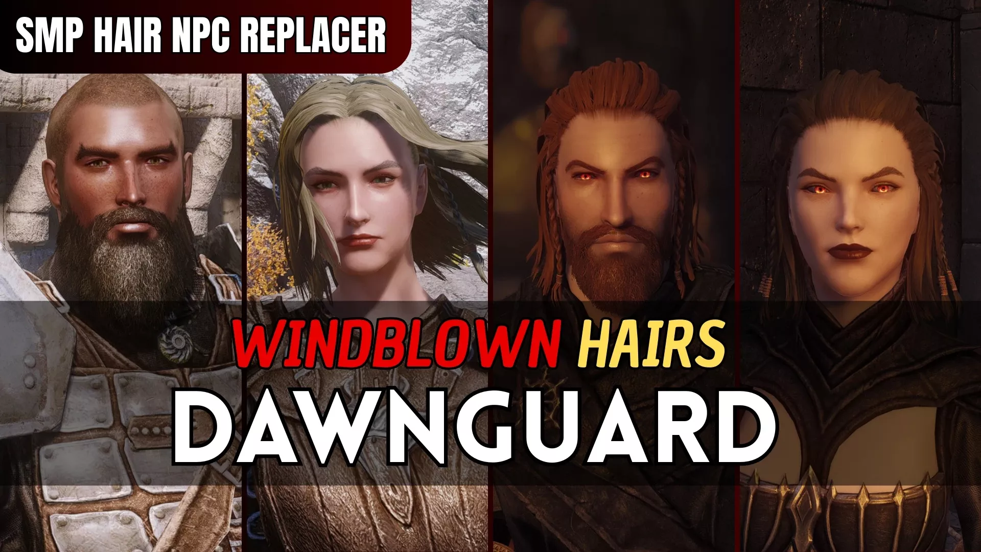 Windblown Hairs - SMP Hair NPC Replacer - Dawnguard NPC - Skyrim ...