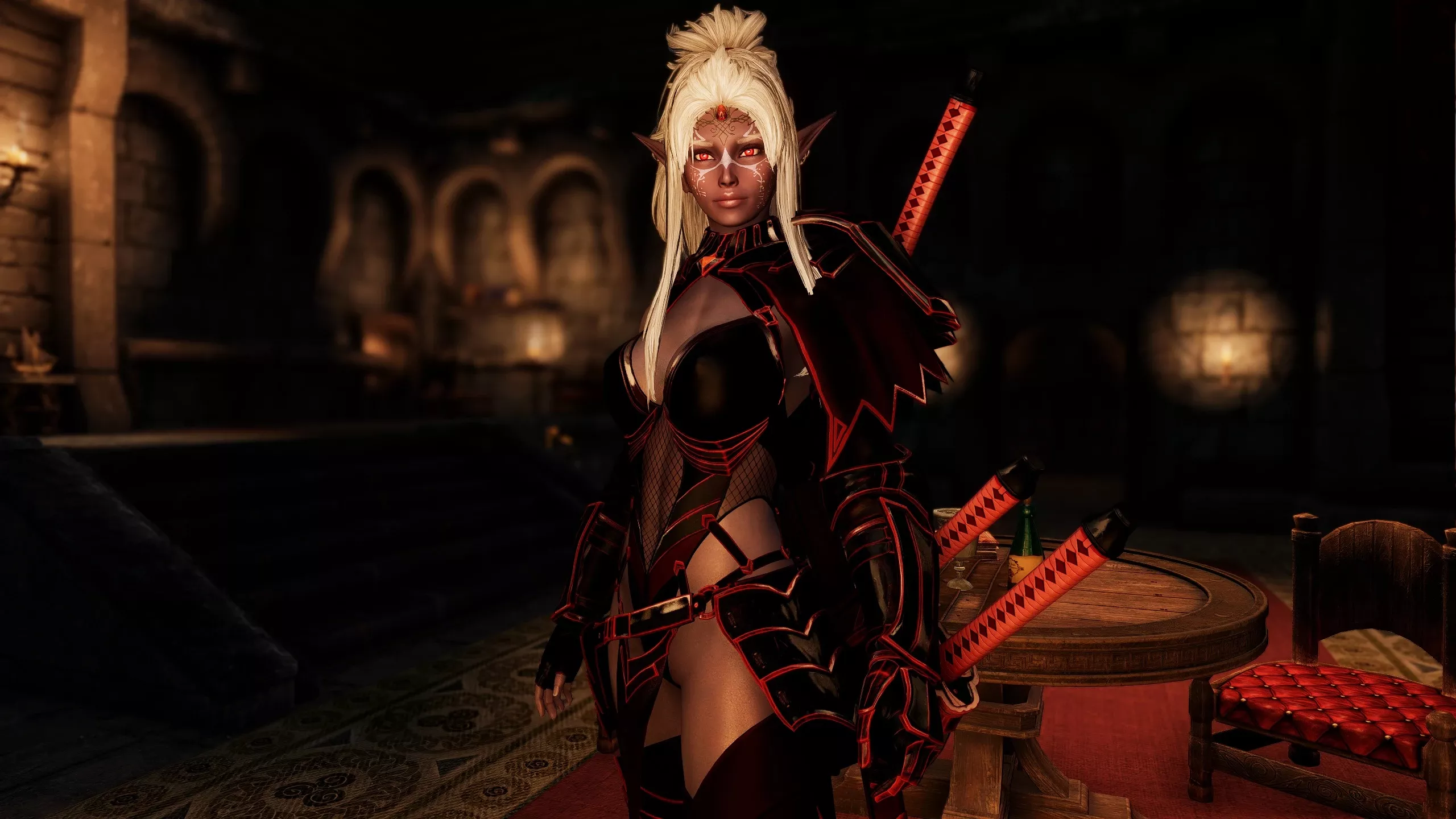 Sir Rumple Dark Elf Blader 鎧・アーマー - Skyrim Special Edition Mod データベース MOD紹介・まとめサイト