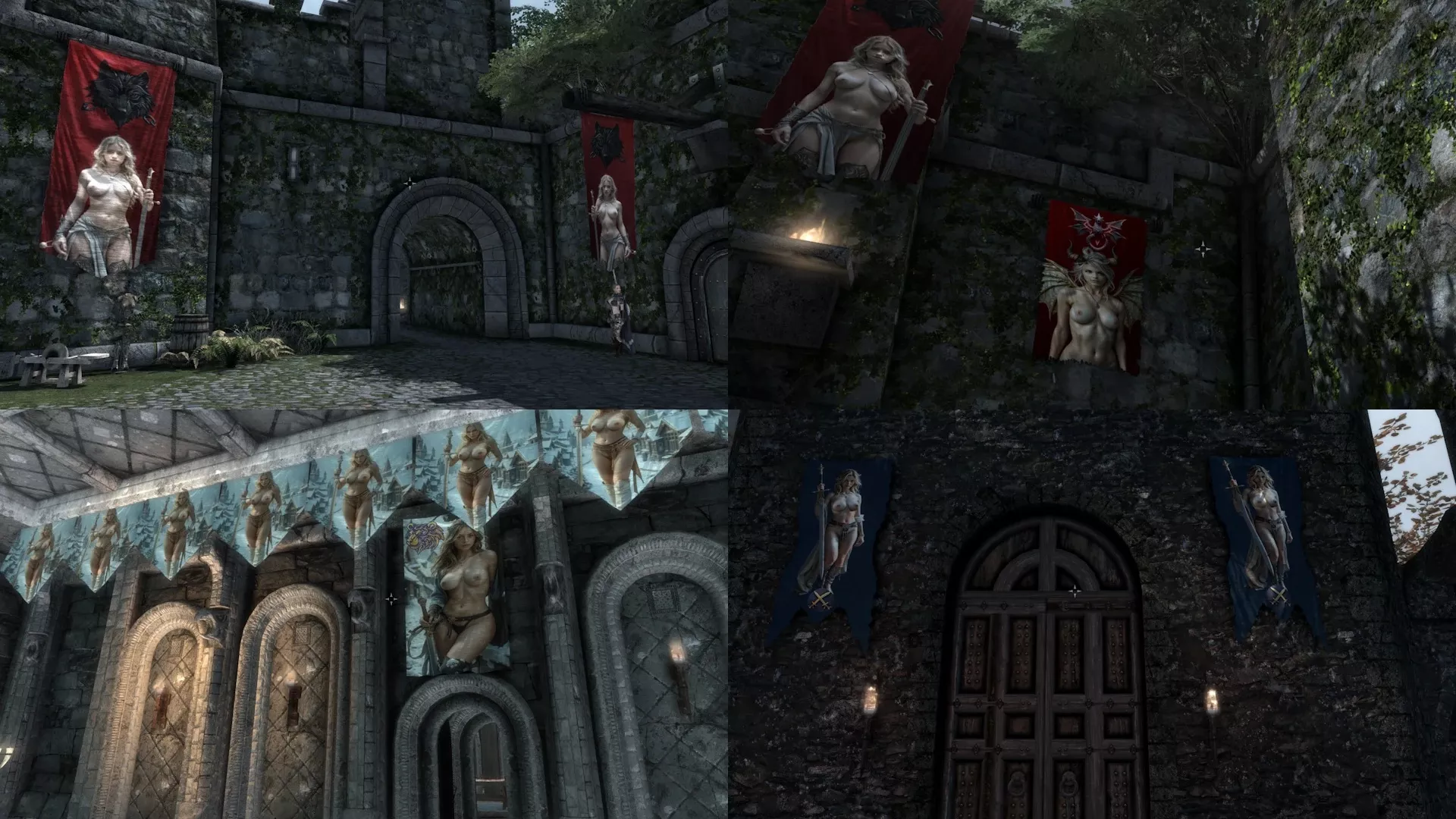 Attractive city banners グラフィックス - Skyrim Special Edition Mod データベース MOD ...