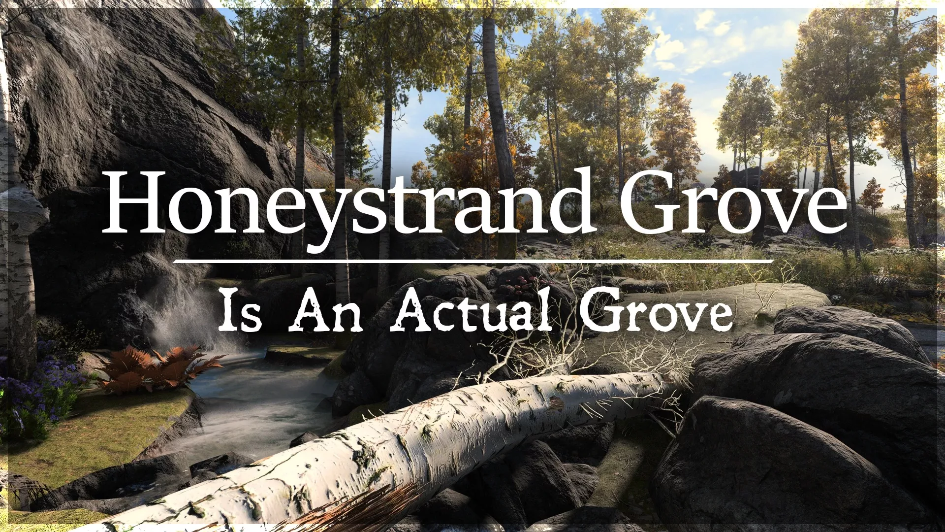 Honeystrand Grove is an Actual Grove - Overhaul 場所 - バニラ - Skyrim ...