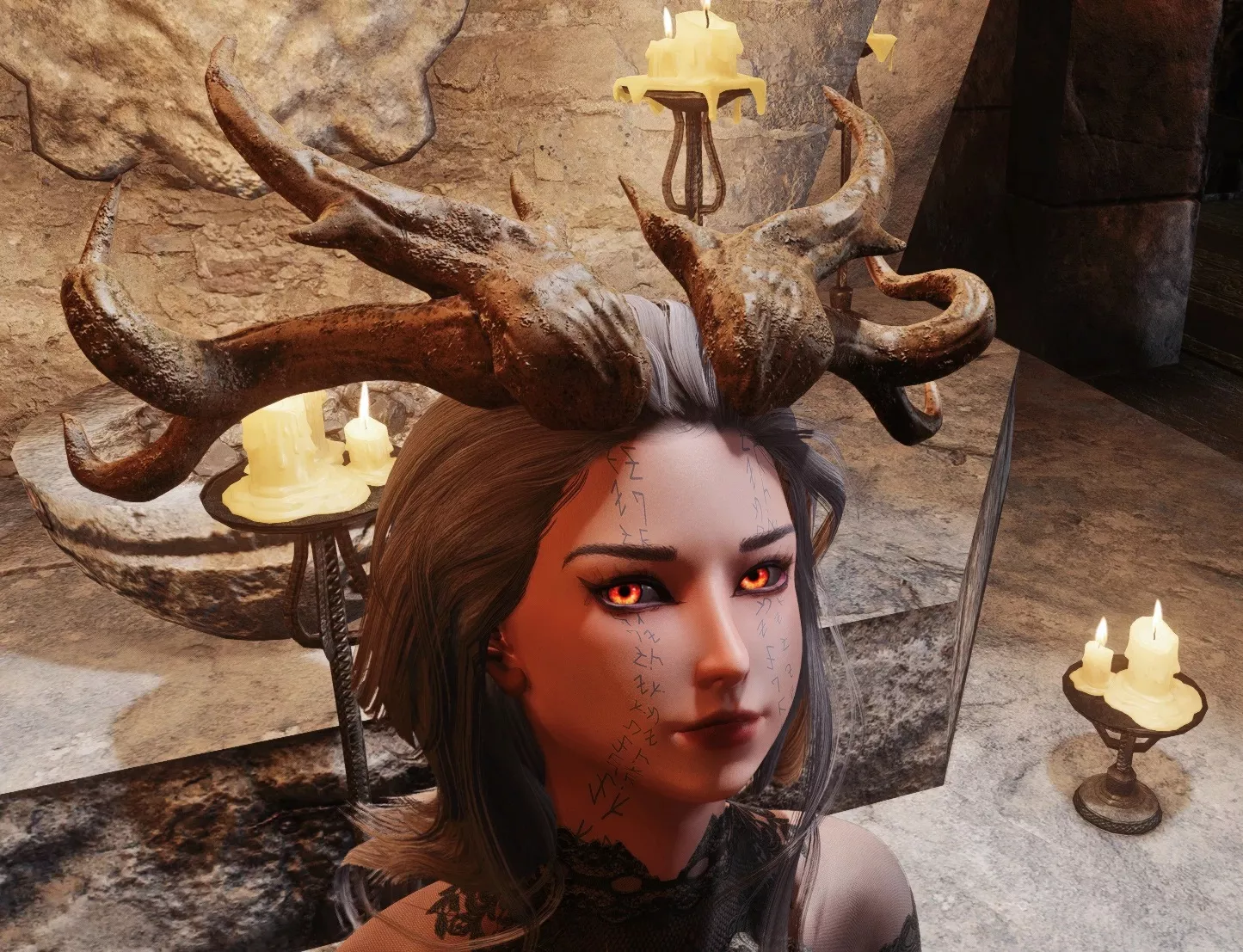 Spawn of Ithelia Horns - Equipable Horns 鎧・アーマー - Skyrim Special ...