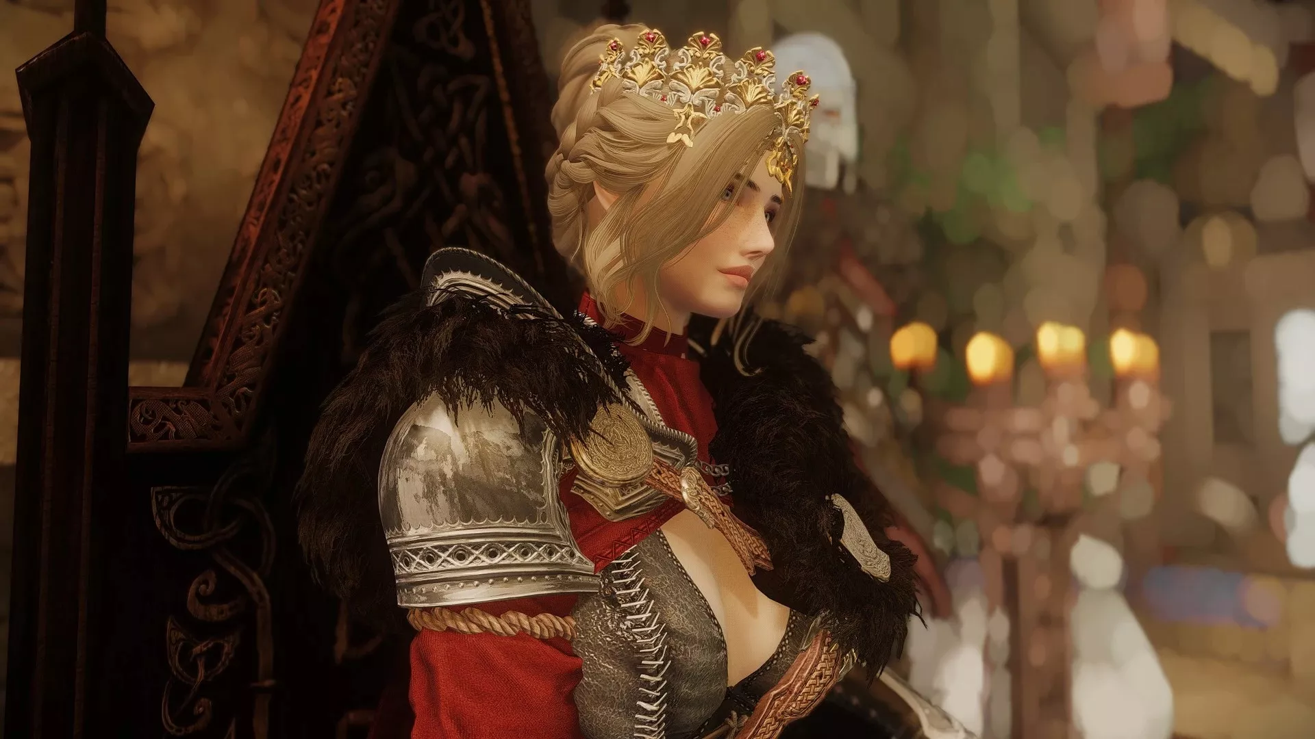 Elisif The Fair Viking Queen Armor SPID 鎧・アーマー - Skyrim Special Edition ...