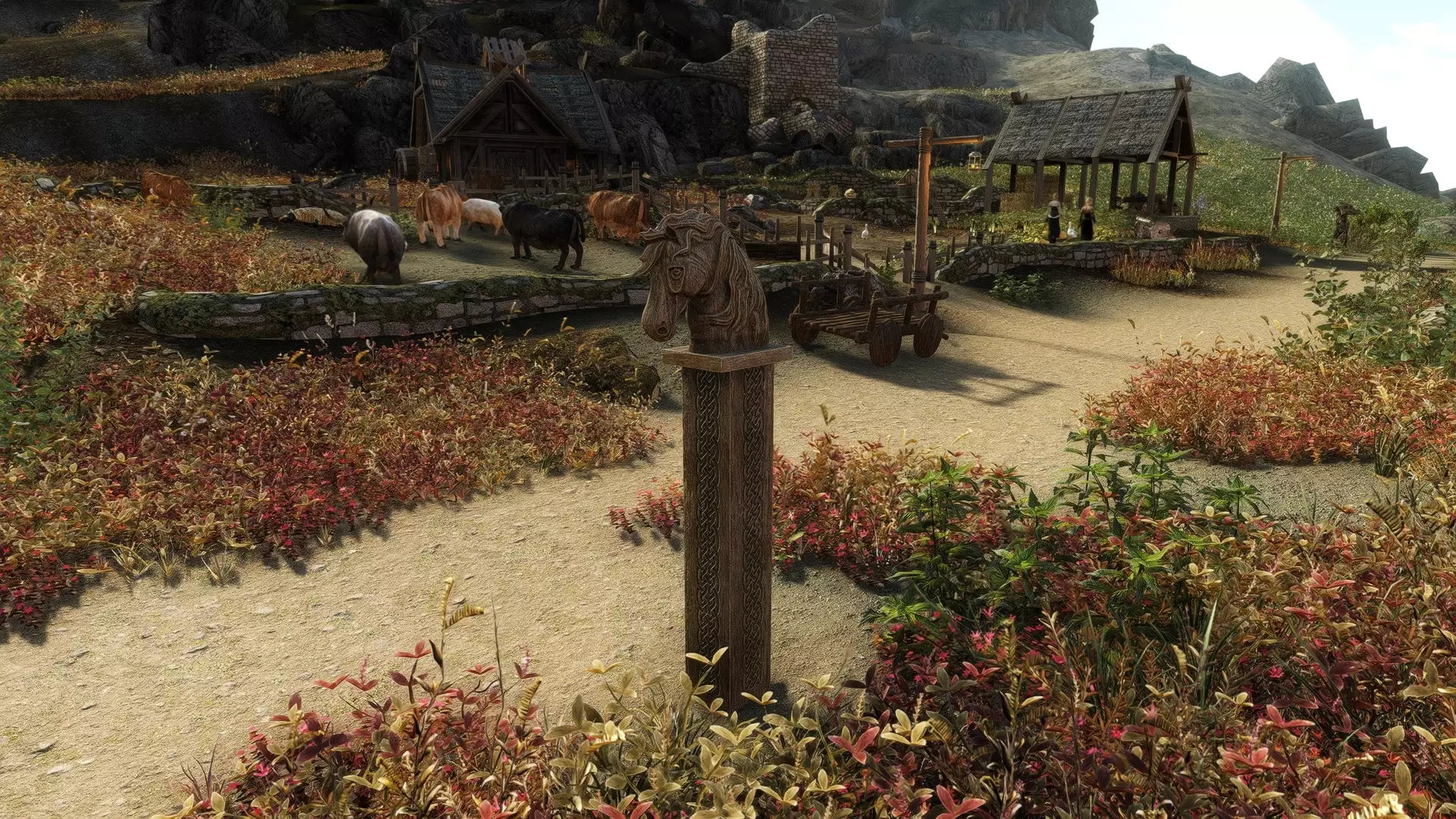 HFs - Wooden Horse モデル・テクスチャ - Skyrim Special Edition Mod データベース MOD紹介 ...
