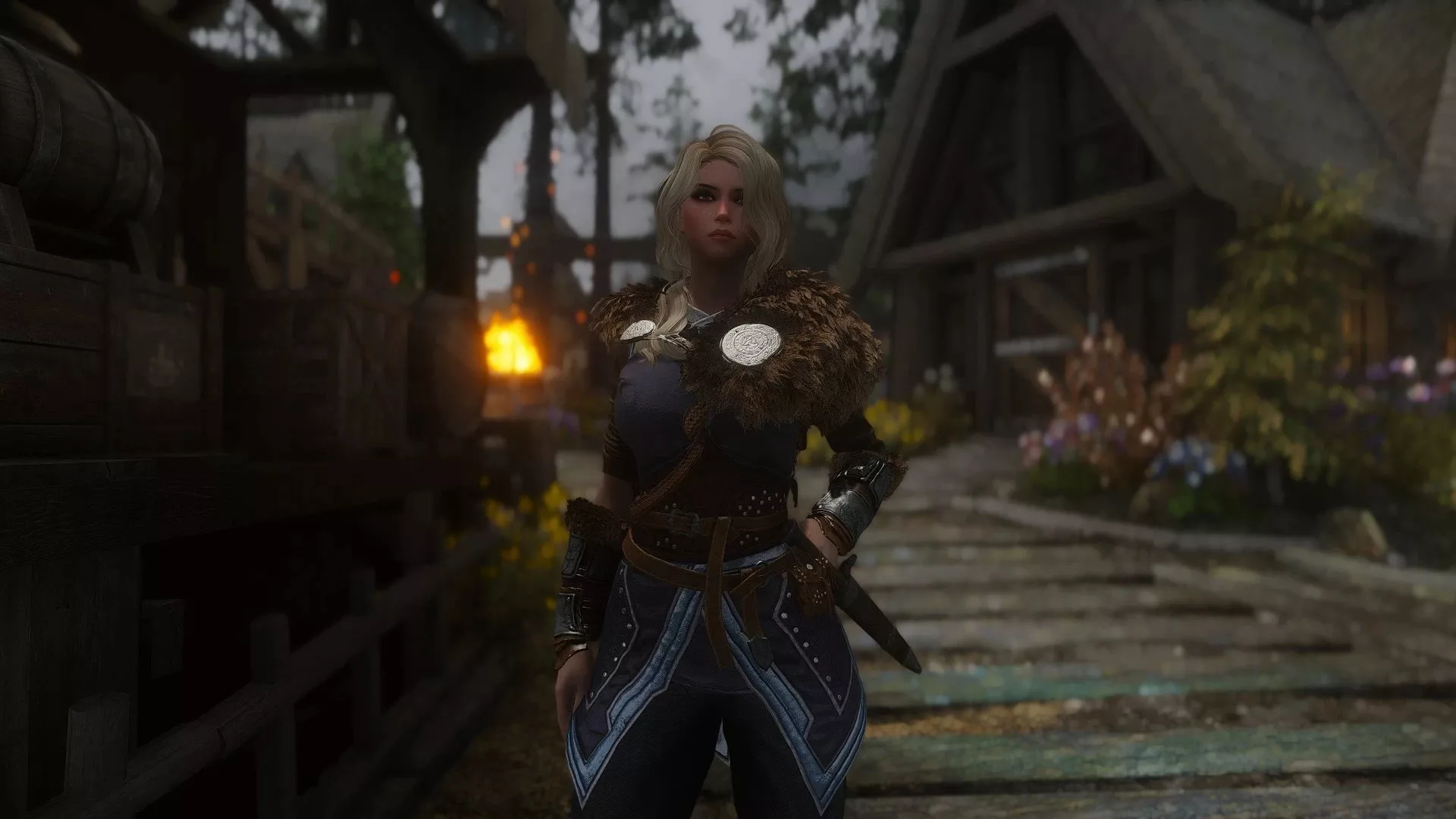 Ysolda Aspiring Merchant Viking Armor SPID 鎧・アーマー - Skyrim Special ...