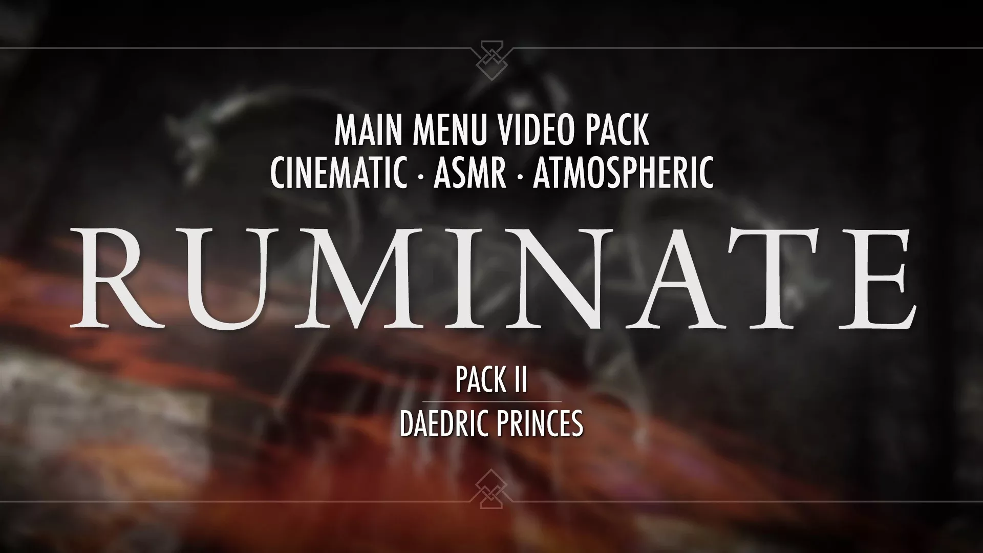 RUMINATE - Daedric Princes - Main Menu Video Pack インターフェース - Skyrim ...