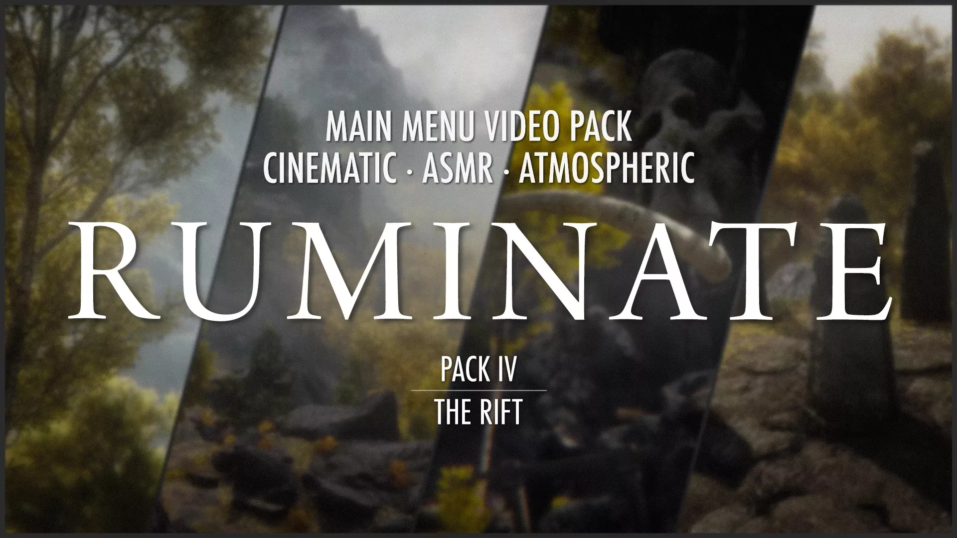 RUMINATE - The Rift - Main Menu Video Pack インターフェース - Skyrim Special ...