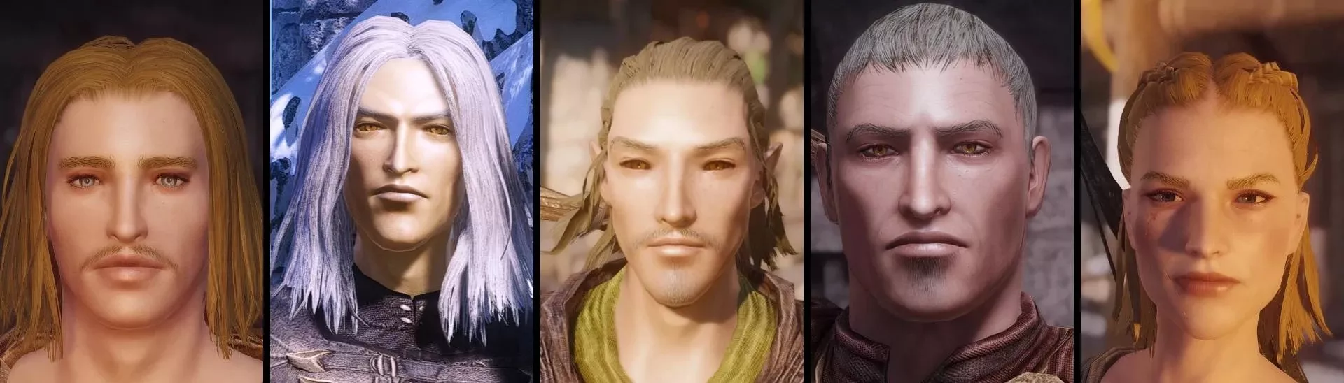 Windblown Hairs of Skyrim (All Main Vanilla Npcs SMP Hair Replacer) NPC ...