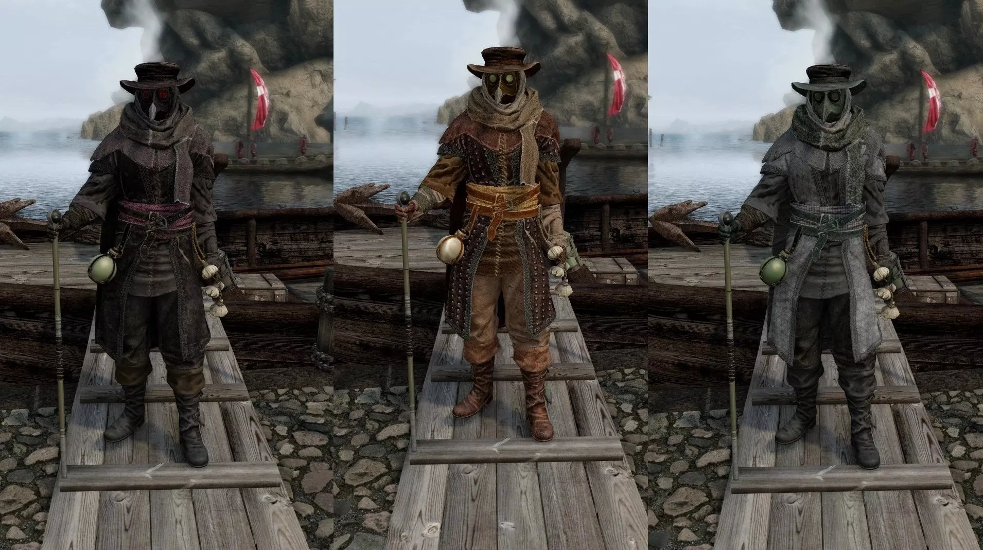 Plague Doctor Ouftit 鎧・アーマー - Skyrim Special Edition Mod データベース MOD紹介 ...
