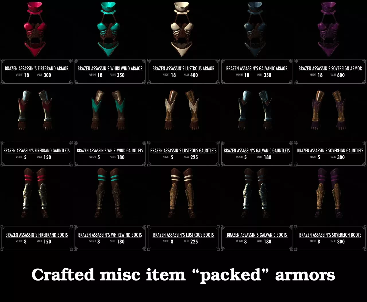 Brazen Assassin Armor - BHUNP UUNP CBBE Bodyslide 鎧・アーマー - Skyrim ...