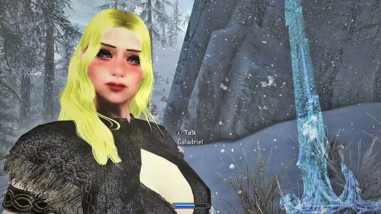 Follower Galadriel - blessed by Meridia ESP-FE フォロワー - Skyrim Special ...