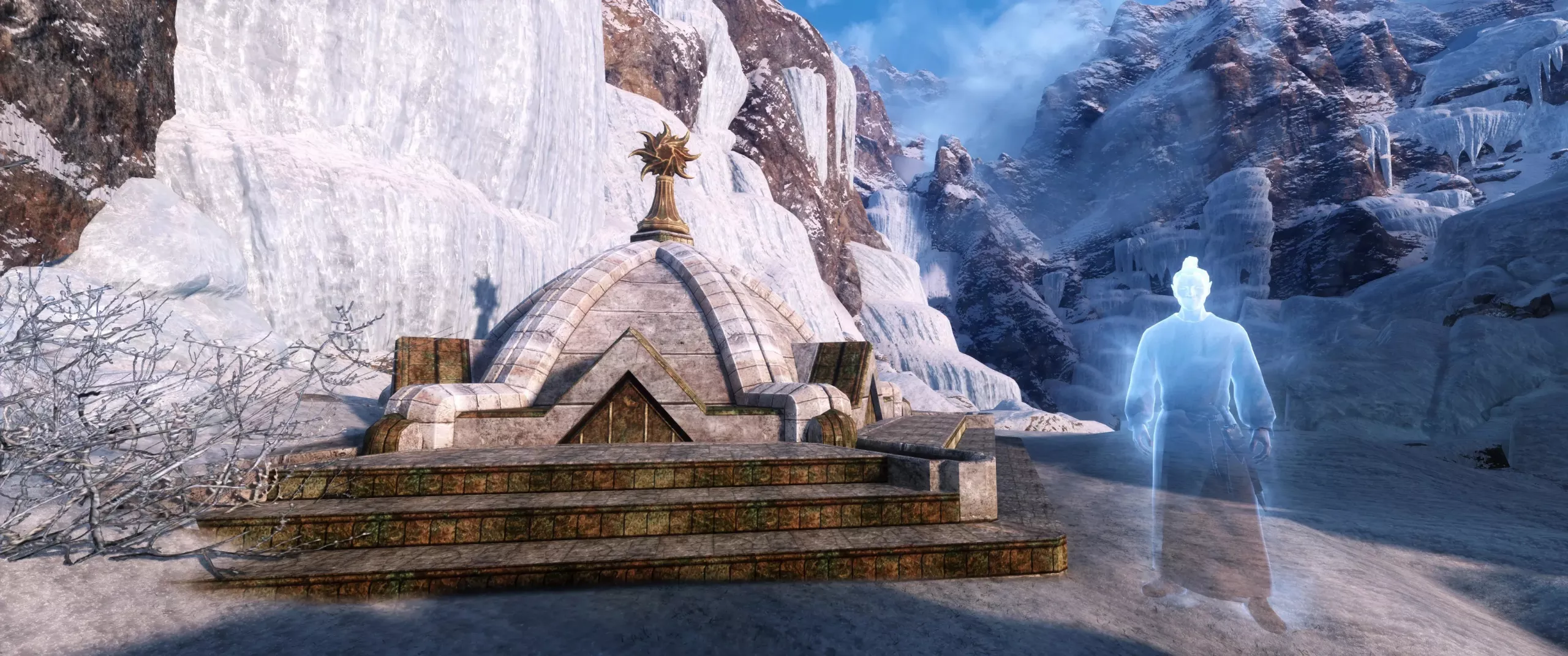 HQ Vanilla Snow Elf Ruins Retexture モデル・テクスチャ - Skyrim Special Edition ...