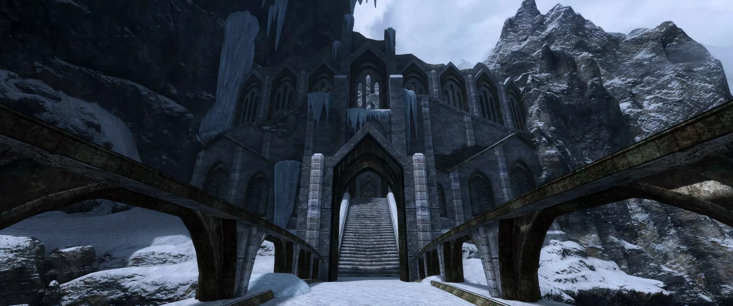 HQ Vanilla Snow Elf Ruins Retexture モデル・テクスチャ - Skyrim Special Edition ...