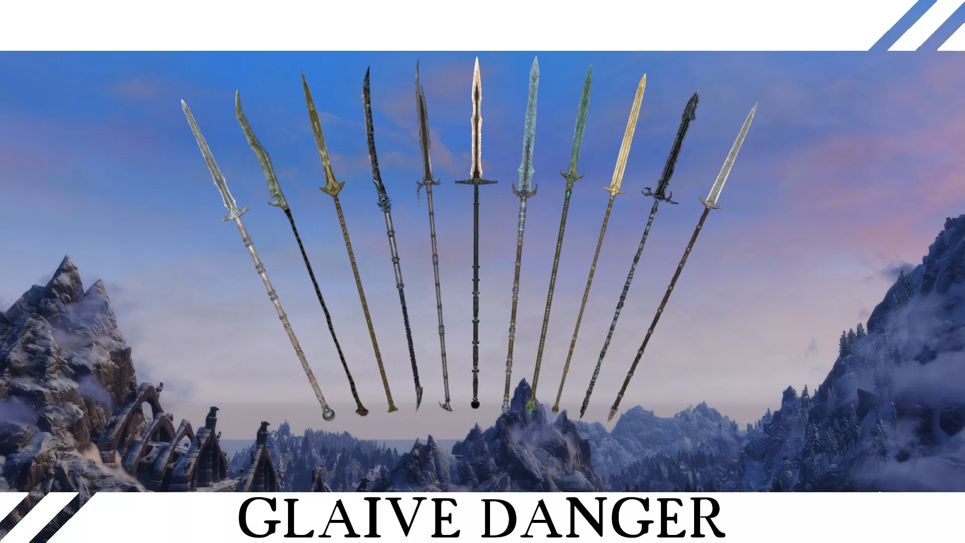 Glaive Danger 武器 - Skyrim Special Edition Mod データベース MOD紹介・まとめサイト