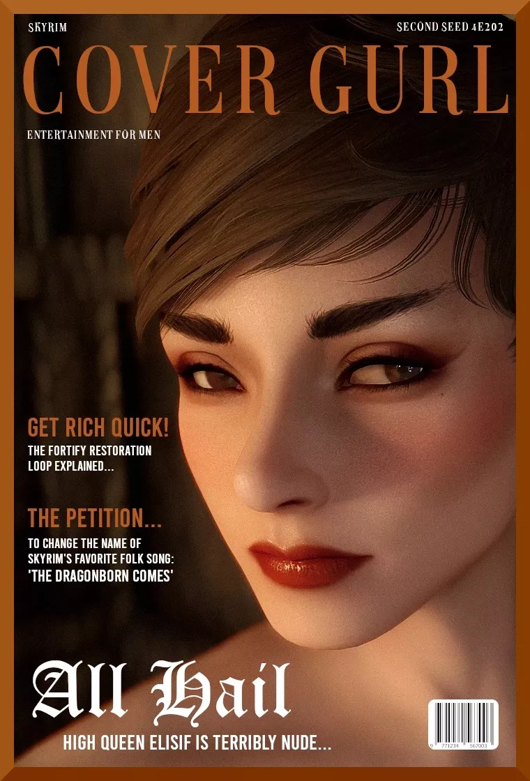 Cover Gurl - Elisif the Fair NPC - Skyrim Special Edition Mod データベース ...