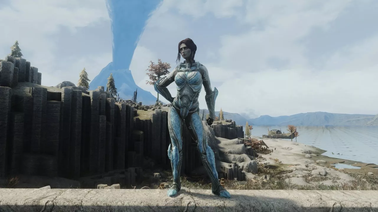 Truly Light Stalhrim Armor 3BA 鎧・アーマー - Skyrim Special Edition Mod ...