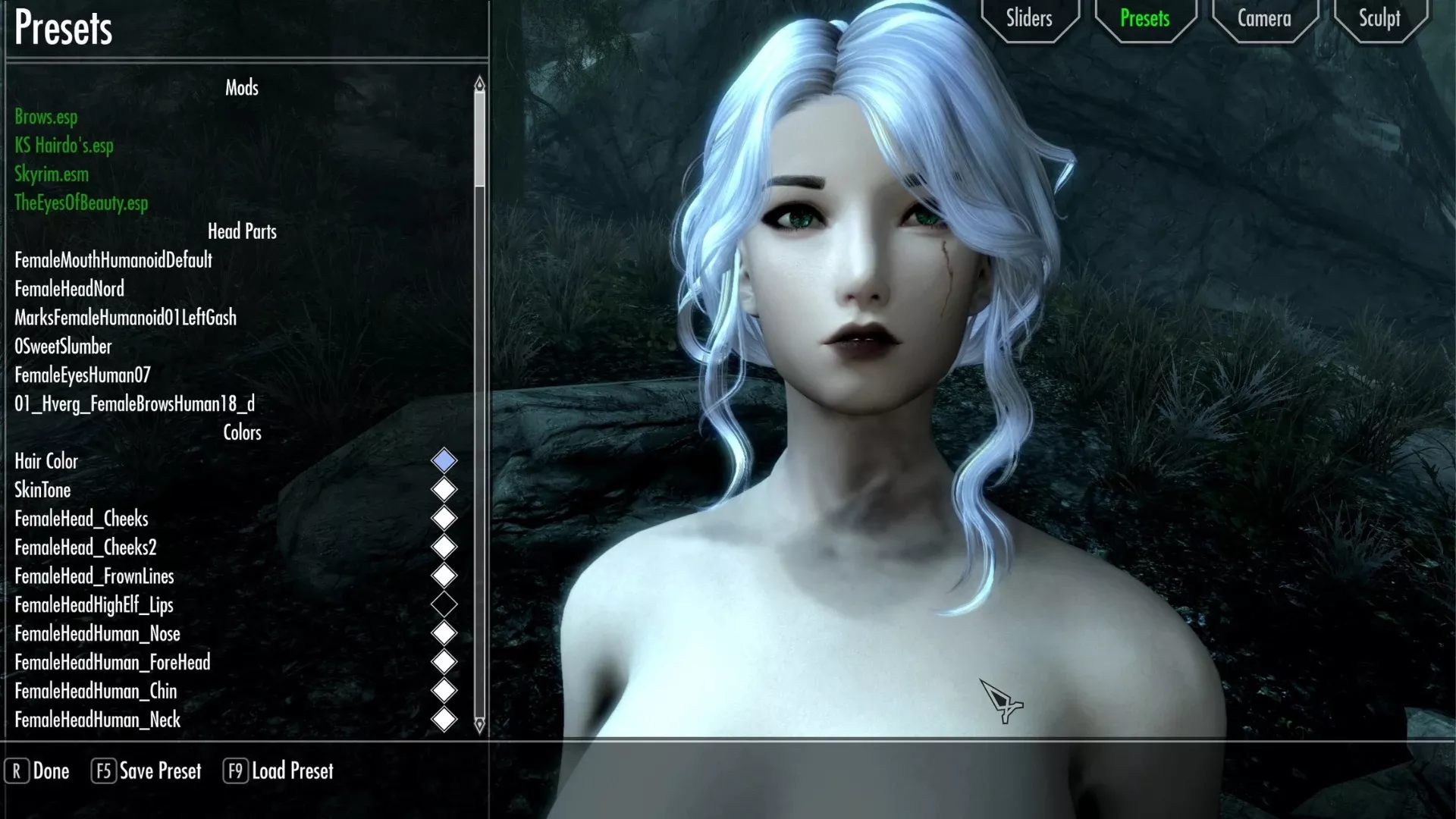 Hanna - A Face and Body Presets (CBBE 3BA 3BBB) 髪・顔・体 - Skyrim Special Edition Mod データベース MOD紹介 ...