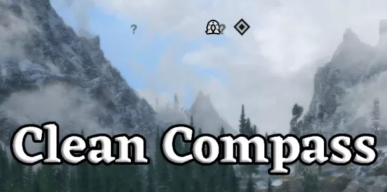 Clean Compass インターフェース - Skyrim Special Edition Mod データベース MOD紹介・まとめサイト