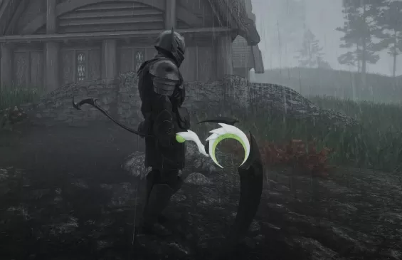 Lunar Scythe 武器 - Skyrim Special Edition Mod データベース MOD紹介・まとめサイト