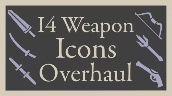 I4 Weapon Icons Overhaul インターフェース - Skyrim Special Edition Mod データベース ...