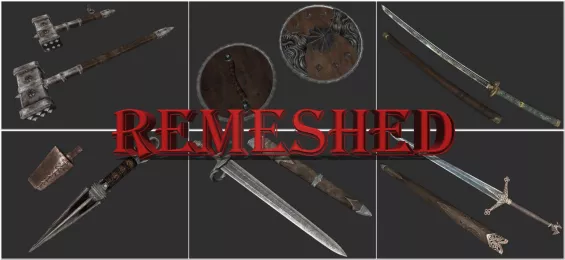 ArteFakes Remeshed. Believable Proportions 武器 - Skyrim Special Edition ...