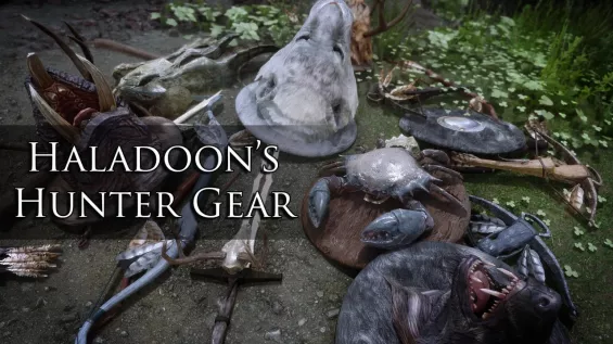 Haladoon's Hunter Gear 武器・防具セット - Skyrim Special Edition Mod データベース MOD ...