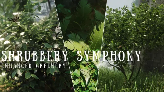 Shrubbery Symphony - Enhanced Greenery 環境 - Skyrim Special Edition Mod ...