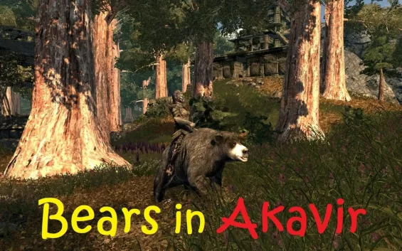 Bears in Akavir SE クリーチャー・騎乗 - Skyrim Special Edition Mod データベース MOD紹介 ...