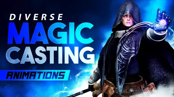 Diverse Magic Casting Animations モーション - Skyrim Special Edition Mod ...