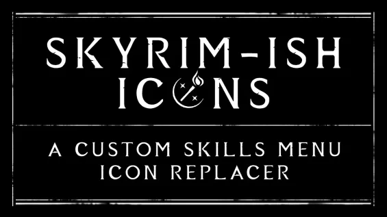 Custom Skills Menu - Icon Replacers インターフェース - Skyrim Special Edition ...
