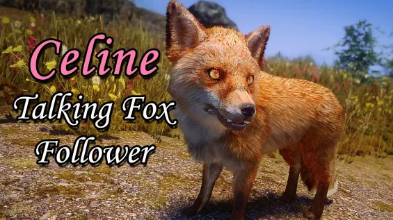 Celine the Talking Fox Follower - Fully Voiced 日本語化対応 フォロワー - Skyrim ...