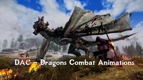DCA - Dragon Combat Animations モーション - Skyrim Special Edition Mod ...