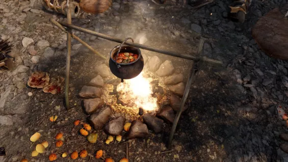 Cooking in Kettles on Campfires - Base Object Swapper イマージョン - Skyrim ...