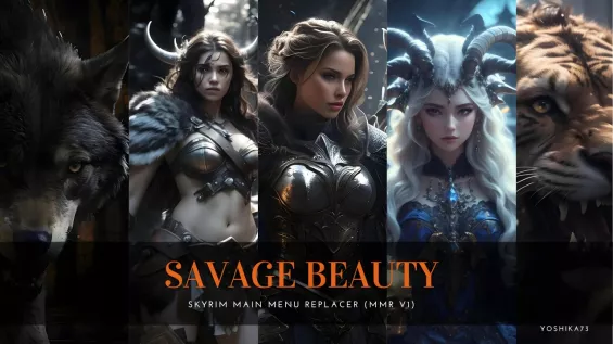 SAVAGE BEAUTY - SKYRIM MAIN MENU REPLACER (MMR) グラフィックス - Skyrim ...