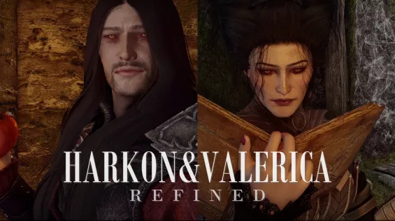 Harkon and Valerica Refined NPC - Skyrim Special Edition Mod データベース MOD ...