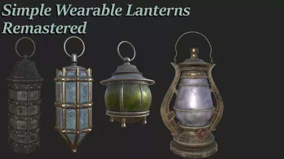 Simple Wearable Lanterns - Remastered 日本語化対応 服・アクセサリー - Skyrim Special ...