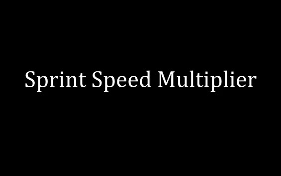 Sprint Speed Multiplier ゲームシステム変更 - Skyrim Special Edition Mod データベース ...