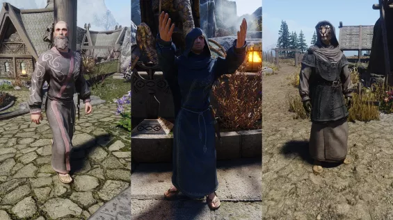 More Varied Robes 服・アクセサリー - Skyrim Special Edition Mod データベース MOD紹介・まとめサイト