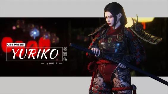 Yuriko - UBE RaceMenu Preset 髪・顔・体 - Skyrim Special Edition Mod データベース ...