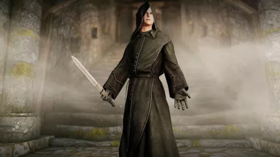 Dark Brotherhood Black Hand Robe 服・アクセサリー - Skyrim Special Edition Mod ...