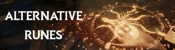 Alternative runes - Strange runes texture mod モデル・テクスチャ - Skyrim ...